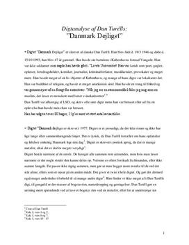 Digtanalyse: Dan Turèlls Danmark dejligst - Studienet.dk