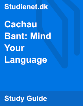 Cachau Bant: Mind Your Language | Summary