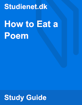 How to Eat a Poem by Eve Merriam | Studienet.dk