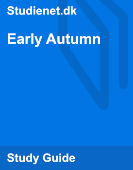 Early Autumn by Langston Hughes | Studienet.dk