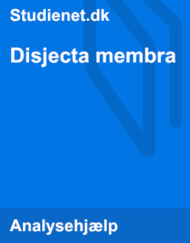 Disjecta membra af Ivan Malinowski | Studienet.dk