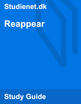 Reappear by Tommy Clarke - Analysis | Studienet.dk