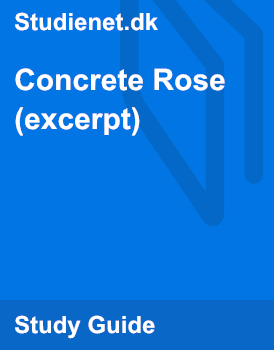 Concrete Rose (excerpt) | Analysis