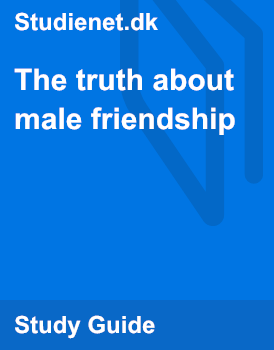 The truth about male friendship | Analysis | Studienet.dk