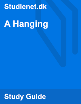 A Hanging | Summary and structure